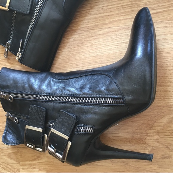 Charles David | Shoes | Charles David Kathy Amazing Edgy Leather Boots ...